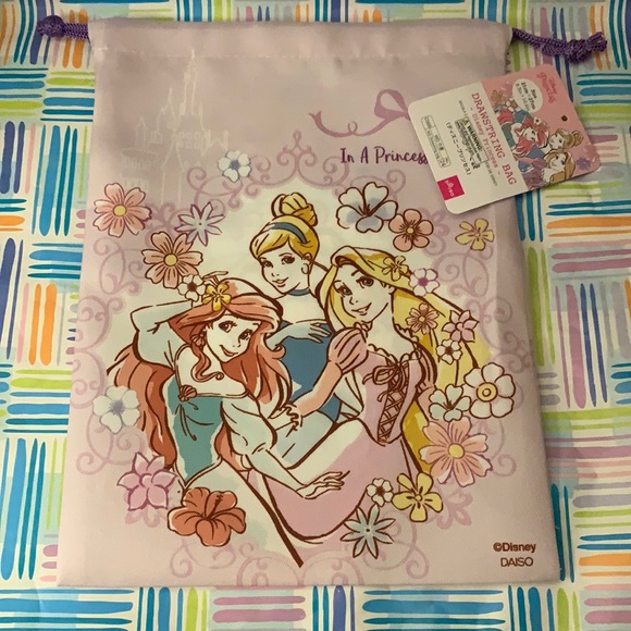 Disney | Bags | Disney Princess Drawstring Pouch | Poshmark